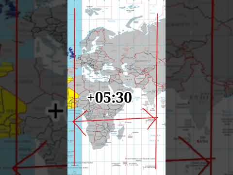 Why is difference between India and London time | Indian standard meridian | #gkshorts | #shorts