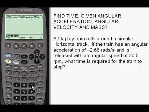 Angular acceleration, find the time object stops