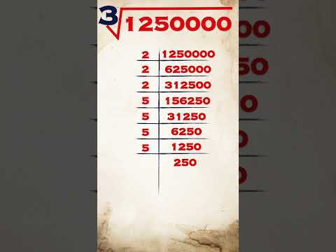 Cube root of 1250000 / 1250000 ka cube root/ 1250000 ka ghnamul / #primefactor #cuberoot #explore