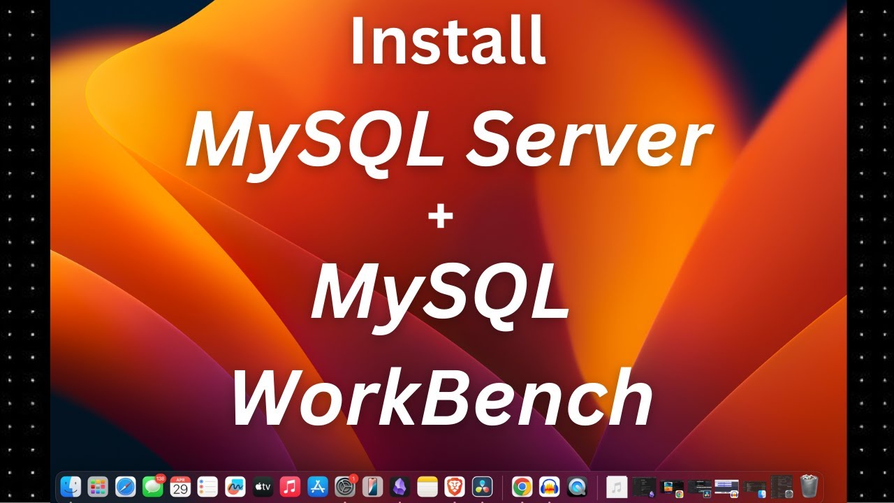 How to Install MySQL Server and Workbench on Mac OS