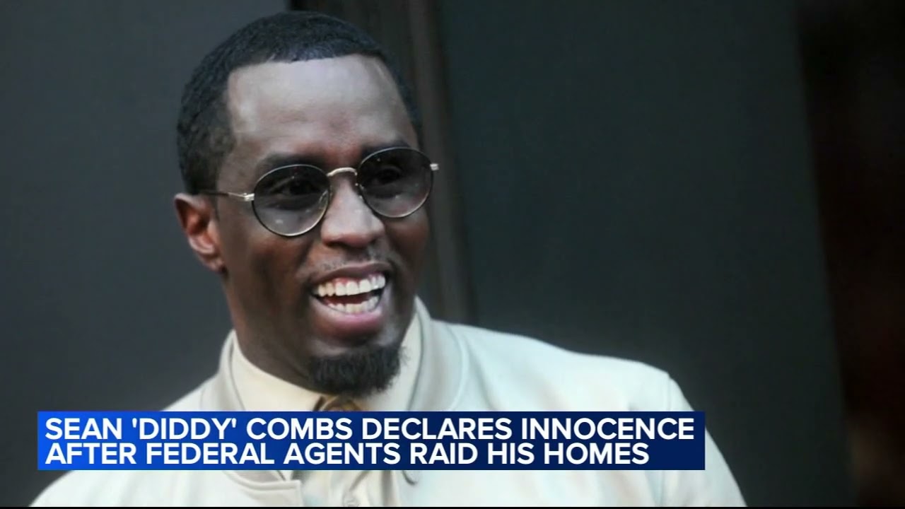 Sean Combs declares innocence after federal agents raid his homes