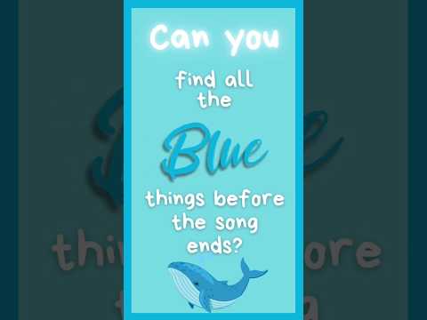 Blue Color Song for Kids π | Learn BLUE with a Fun Rhyme! | Whales, Berries & More!