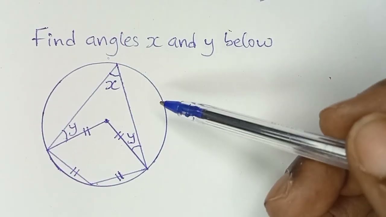 Challenging Circle Geometry: No Angle, Can You Find x & y?