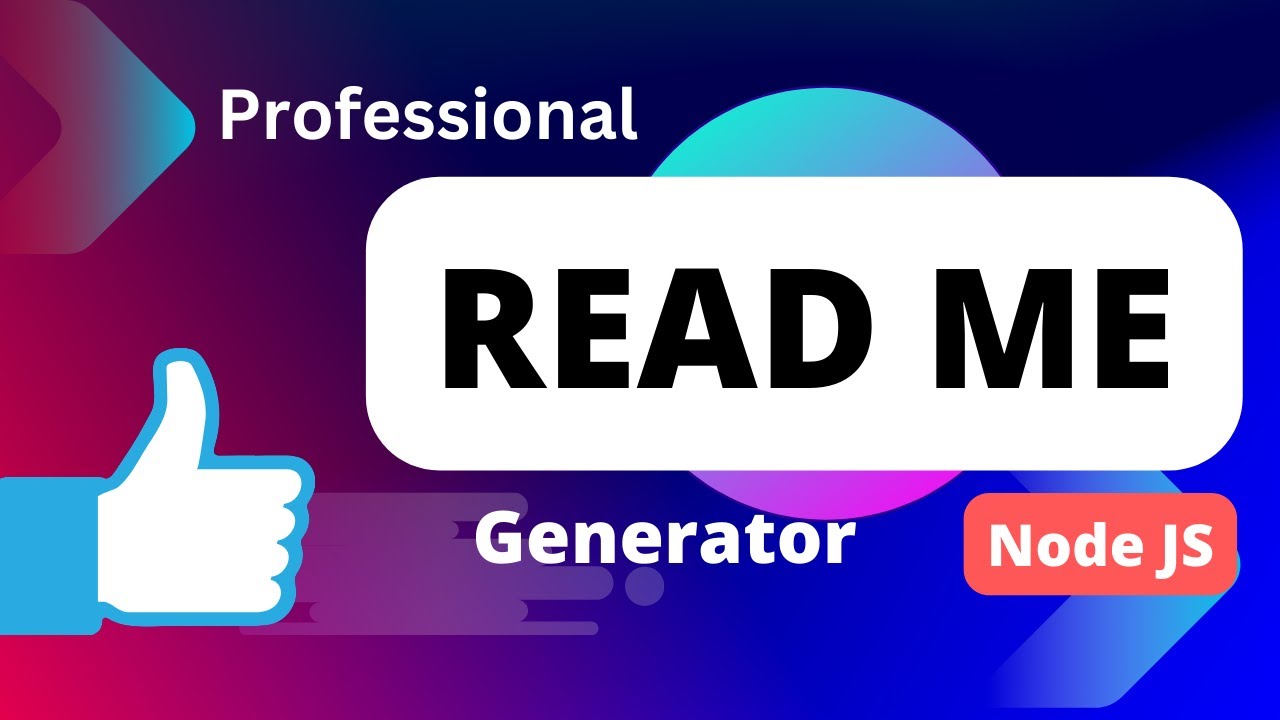 ReadMe Generator Demonstration  - Node JS