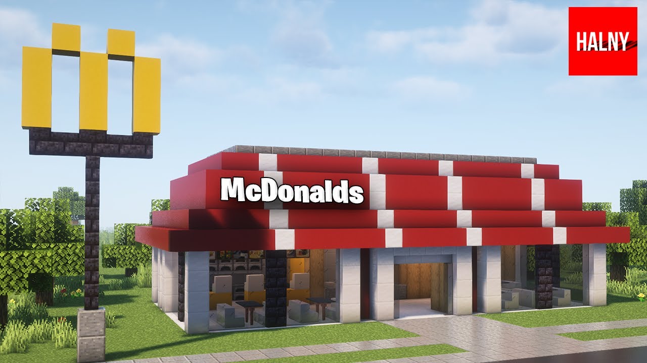 How to build a mcdonalds in minecraft - Minecraft Builders