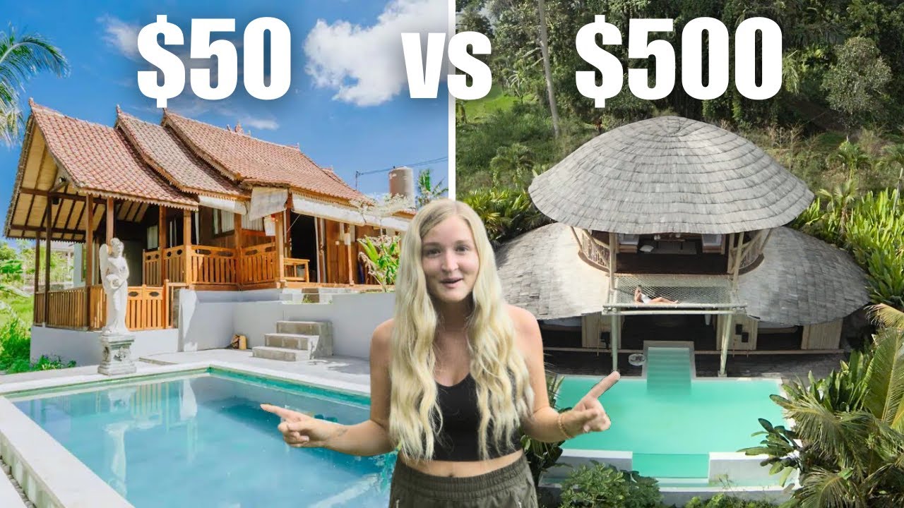 $50 vs $500 Airbnb in Bali, Indonesia