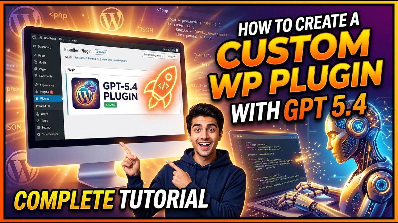 How To Build a Custom WordPress Plugin with GPT 5.4 Codex