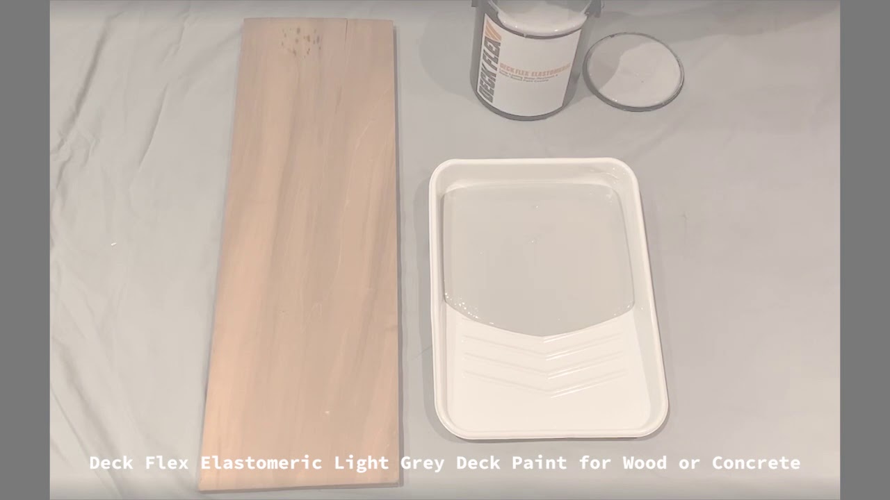 BestDeckPaint Light Grey Deck Flex Elastomeric