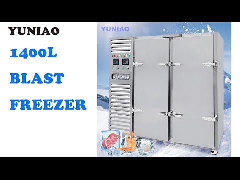 1400L Commercial Contact Plate Freezer Air Blast Freezer Iqf Quick Freezing Machine -45c For Seafood