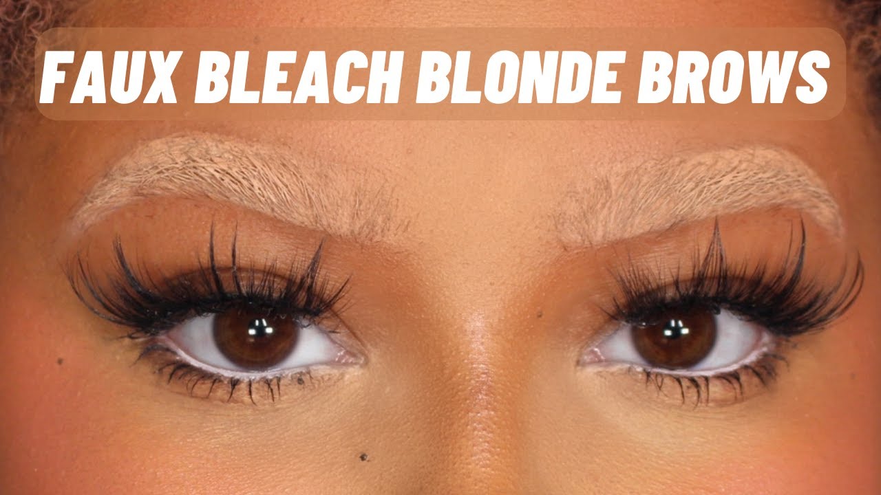 HOW TO DO: FAUX BLEACHED BROWS (WITH MAKEUP)