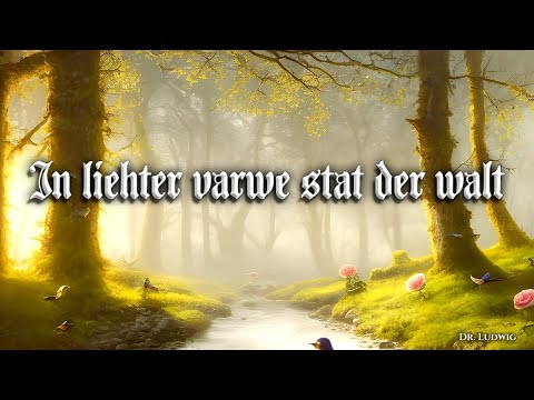 In liehter varwe stat der walt [Medieval German song][+English translation]