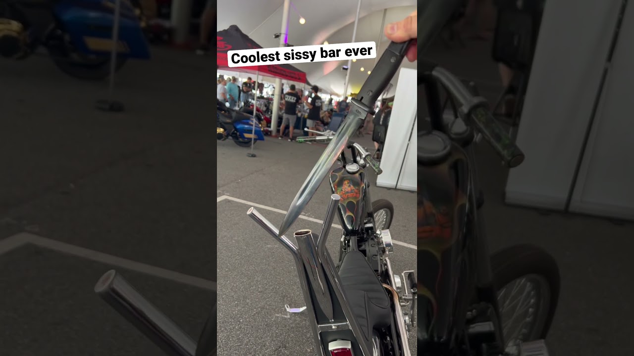 The coolest sissy bar ever made | Harley Chopper