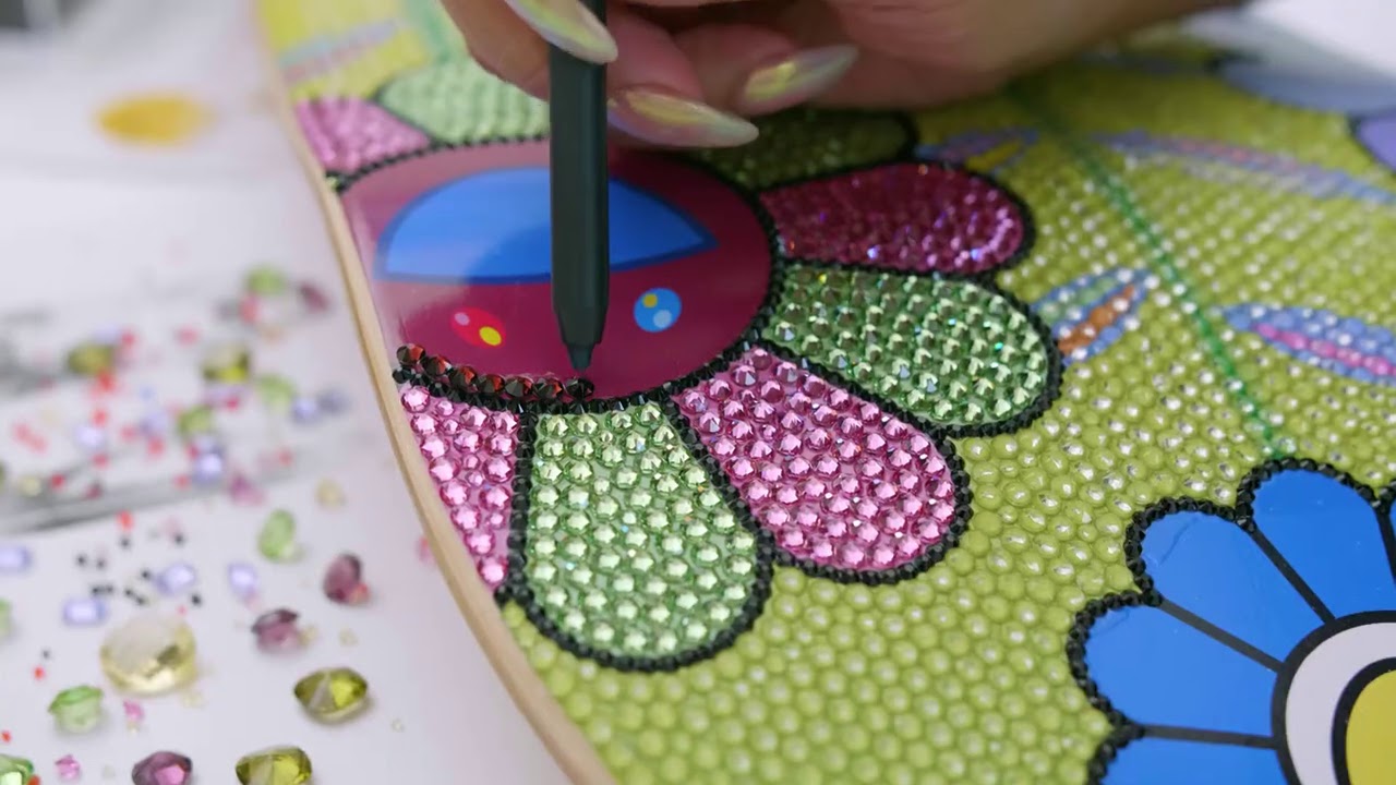 Takashi Murakami x ComplexCon in partnership with Swarovski crystals   YouTube