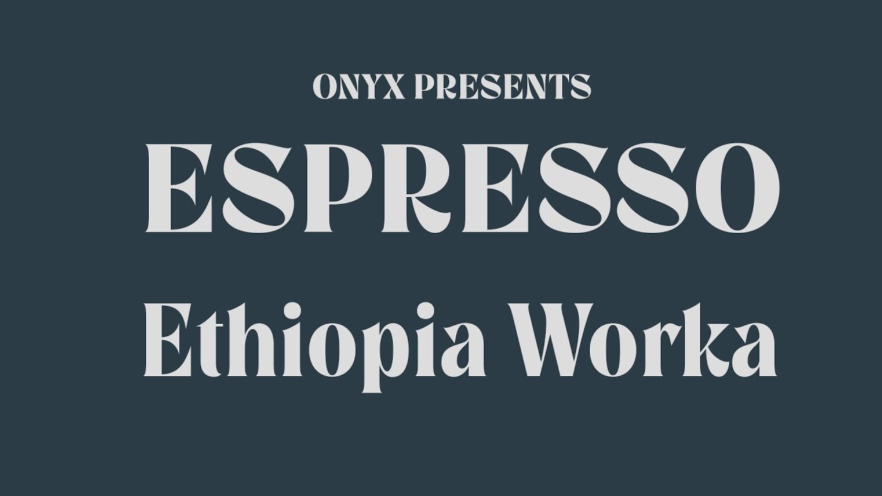 Brew Guides   Ethiopia Worka Espresso