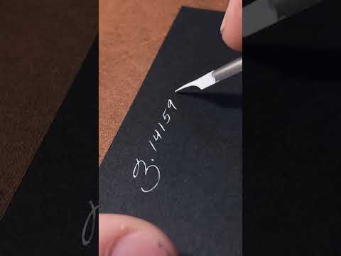 Pi Day (3.14) handwriting practice