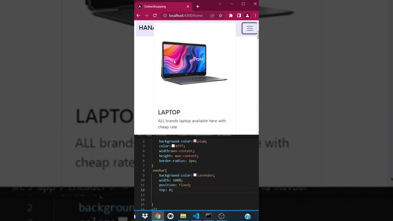 FIXED NAVBAR IN WEBSITE #shorts #html #css #navbar #coding