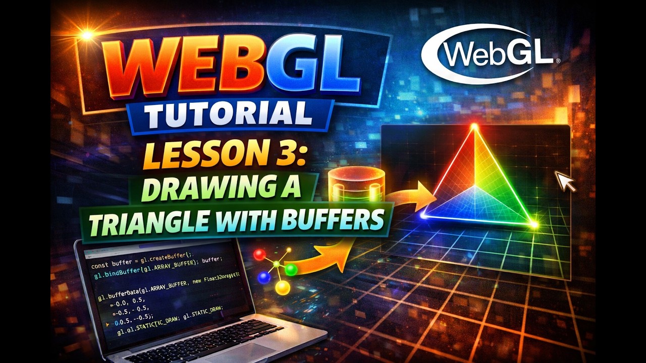 WebGL Lesson 3 (Drawing A Triangle)