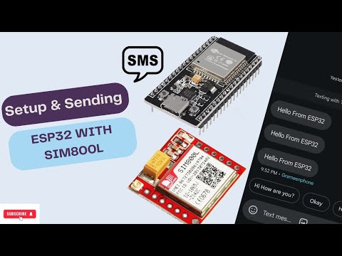 How To Setup SIM800L gsm Module with ESP32 | Sending SMS | Solved SIM800L Power Issue | IoT | Bangla