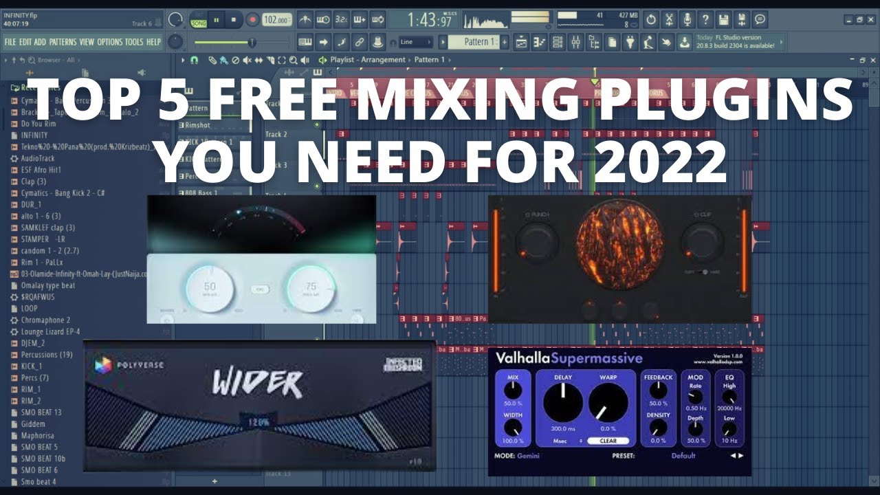 TOP 5 FREE MIXING PLUGINS YOU NEED IN 2022