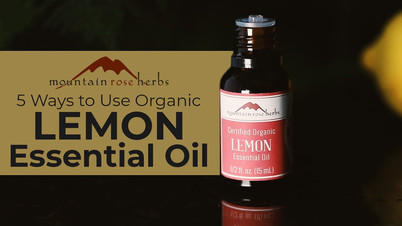 5 Popular Ways to Use Organic Lemon Essential Oil