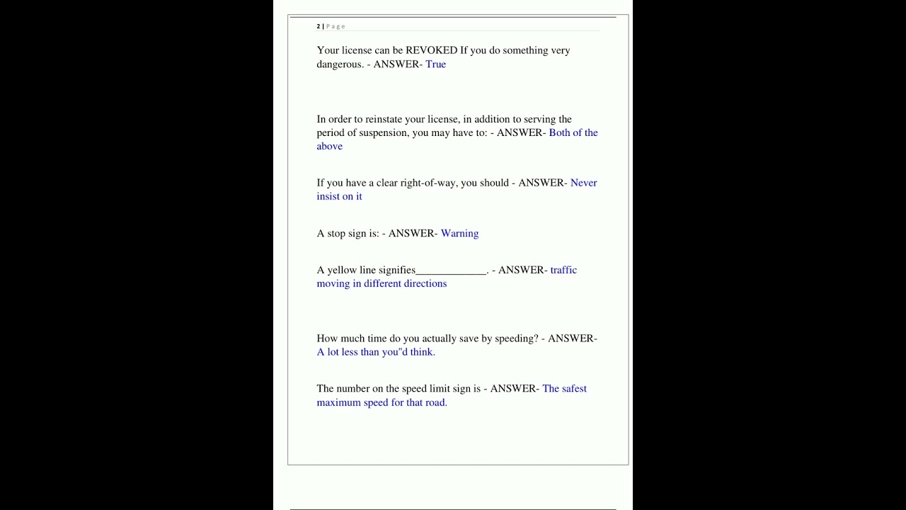 Defensive Driving Course Final Exam Top Rated Newest 2024 2025 Actual Exam Complete 200 Questions An