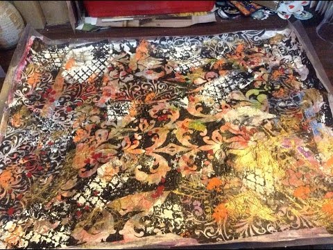 Layered scrap paper