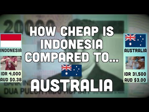 HOW CHEAP IS INDONESIA Compared To Australia