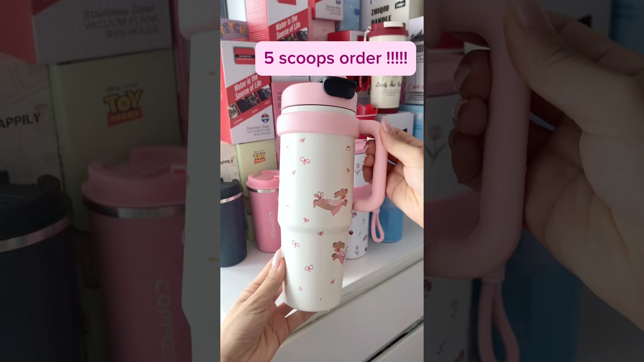 Part 1,Let’s pack 5 scoops order for piakristen 💕#gift#mystery#packing#smallbusiness#asmr#fyp#cute