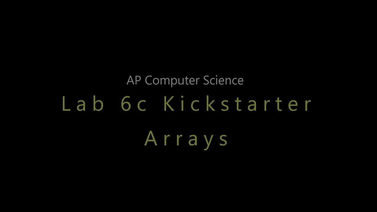 APCS: Lab6c Reversing an Array [Basic Array]