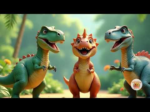 Stomp Like a Dinosaurs | Songs for Kids With Lyrics in English