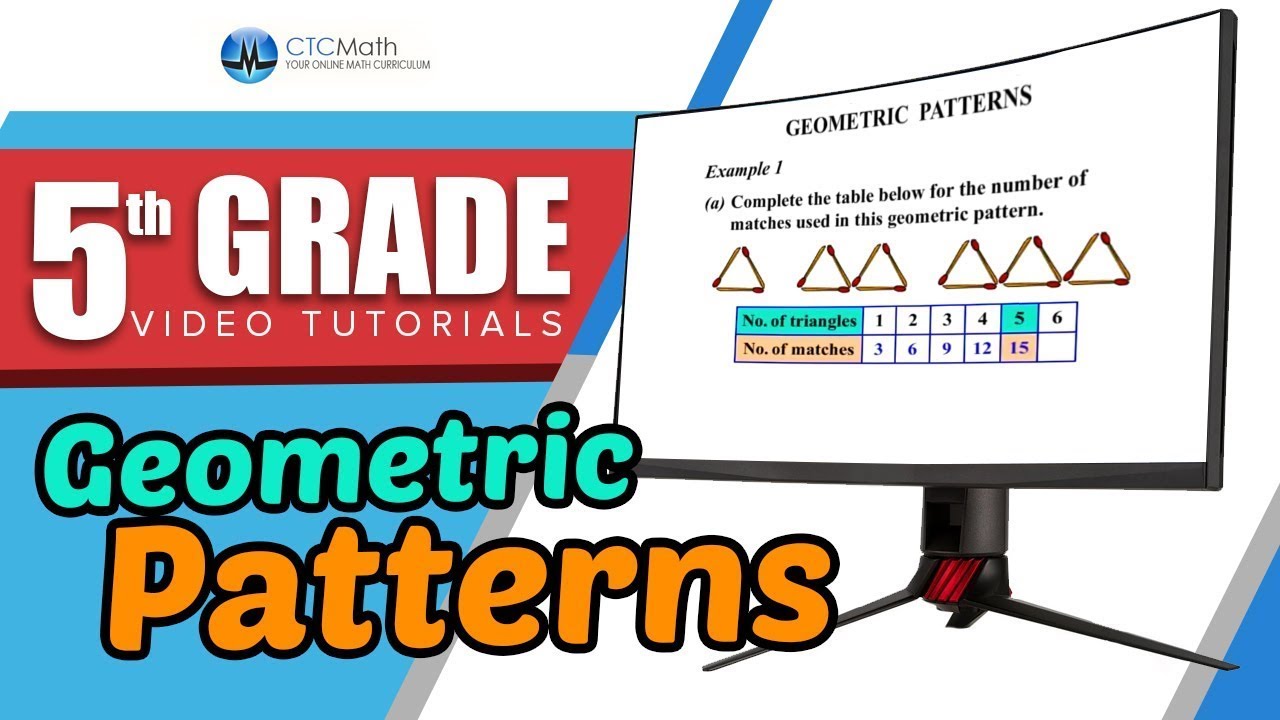 5th Grade Math Tutorials: Geometric Patterns
