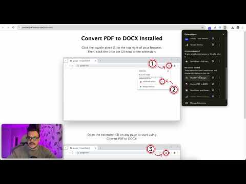 How to turn a pdf into a docx
