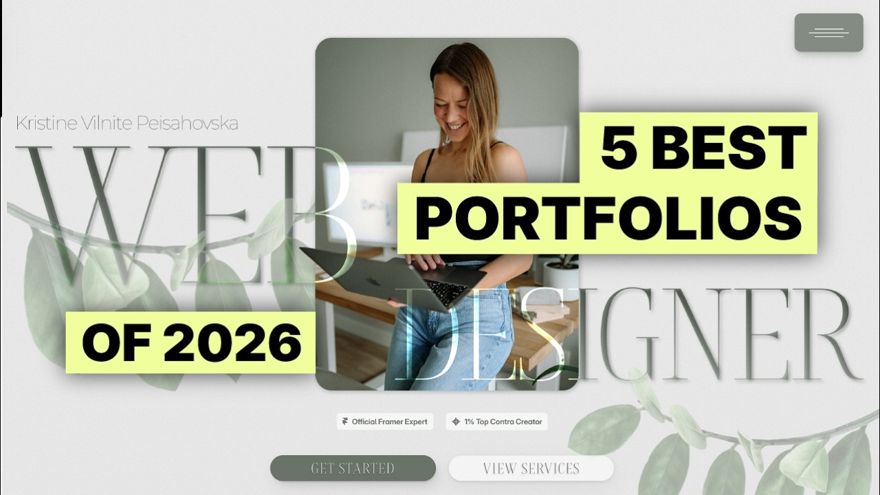 I found the best web design portfolio of 2026