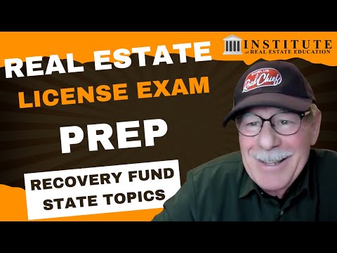 Live Exam Prep Series - UT Recovery Fund State Topics