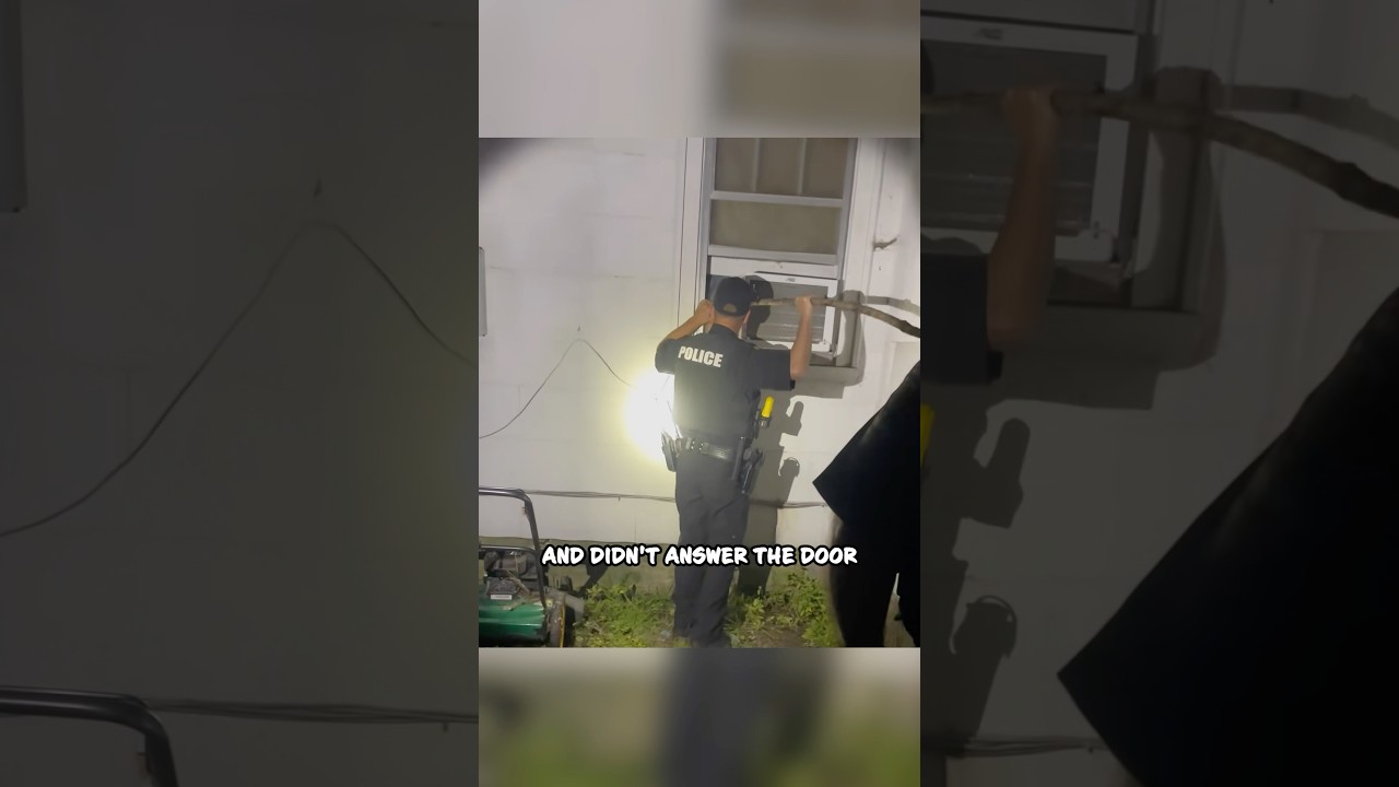 His Girlfriend Called the Cops to Make Sure He’s Okay - Funny Police Encounter 😮😂 #shorts