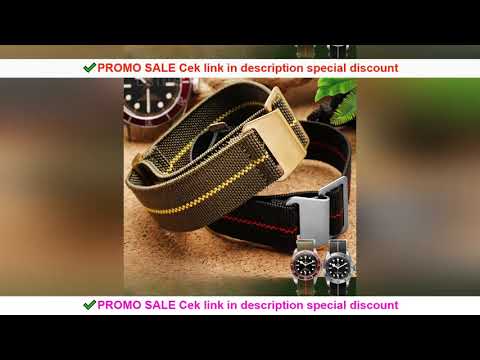 1960s French Military Parachute Comfortable Elastic Nylon Watchbands for Seiko Tudor Water Ghost Rol