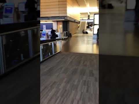 Entering SEATAC Airport in Seattle