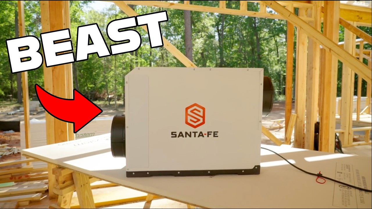 Santa-Fe V100: Dedicated Dehumidification for High Performance Houses