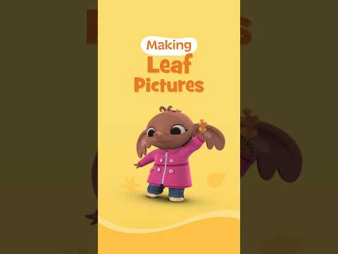 Making Leaf Pictures #Shorts | Bing Shorts