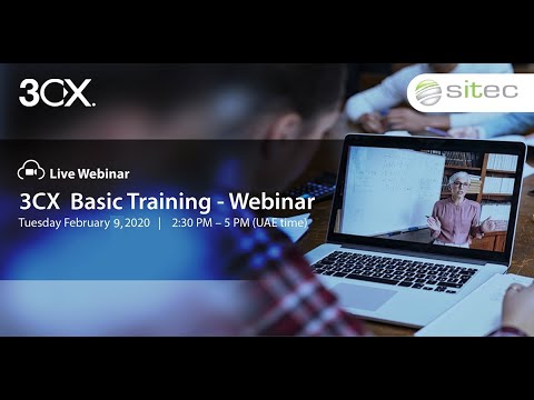 Webinar Recording 3CX Basic training 9 2 2021