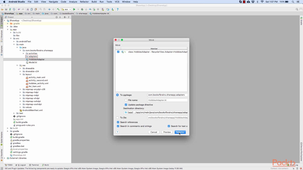 Android App Development with Kotlin: Code Cleanup | packtpub.com