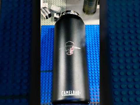 Laser Engraving a Cameelbak Watter Bottle #laserengraving #laser