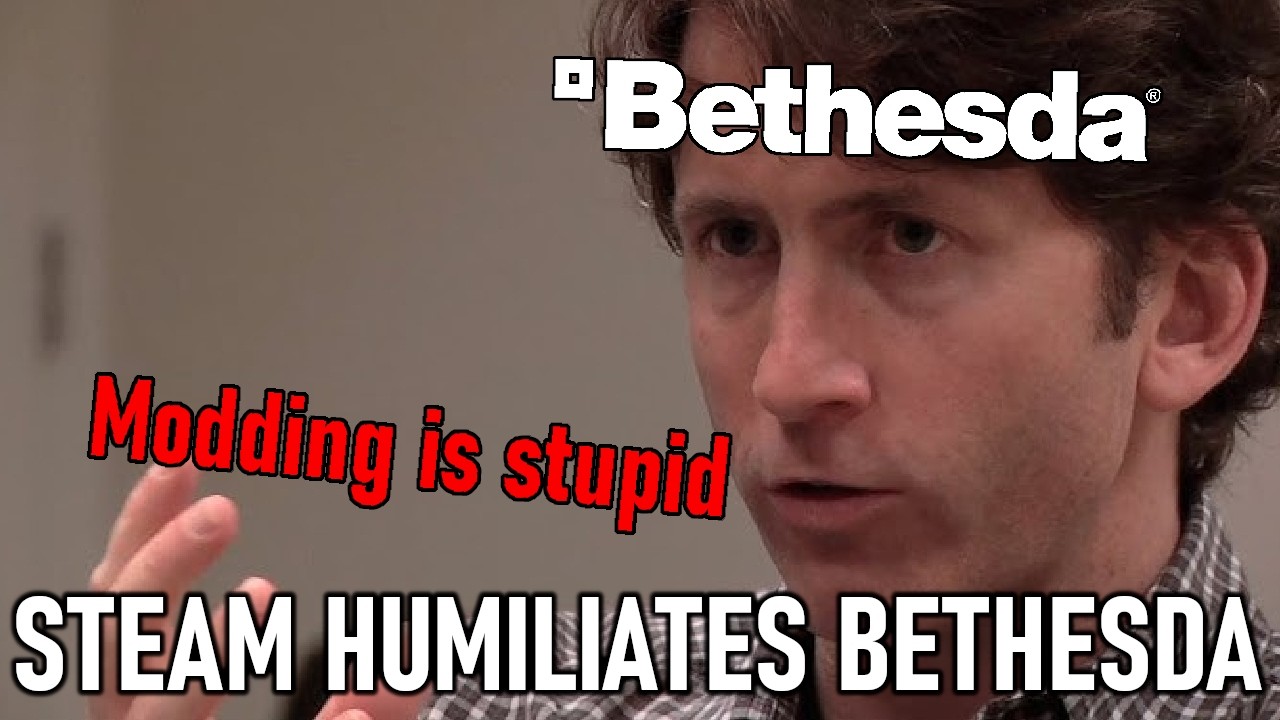 Bethesda HATES modders, Steam add massive mod support