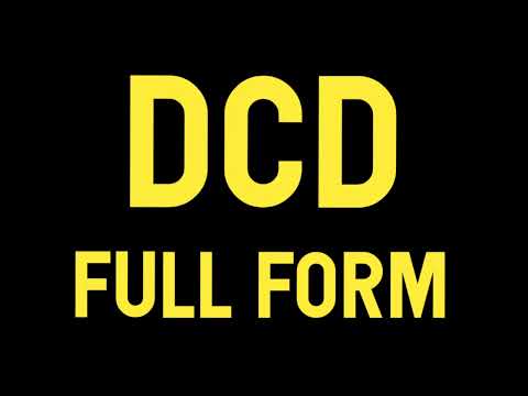 full form of DCD || definition of DCD || full meaning of DCD in hindi & english #fullform #english