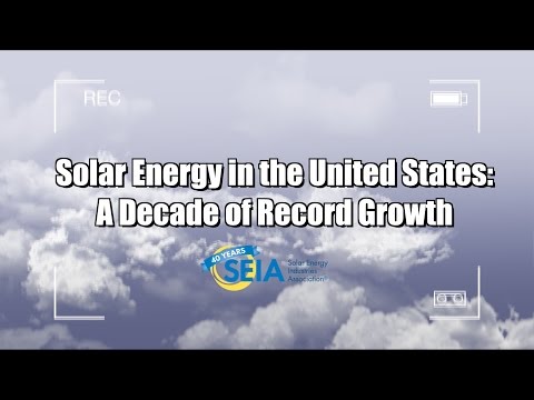 Solar Energy in the United States: A Decade of Record Growth