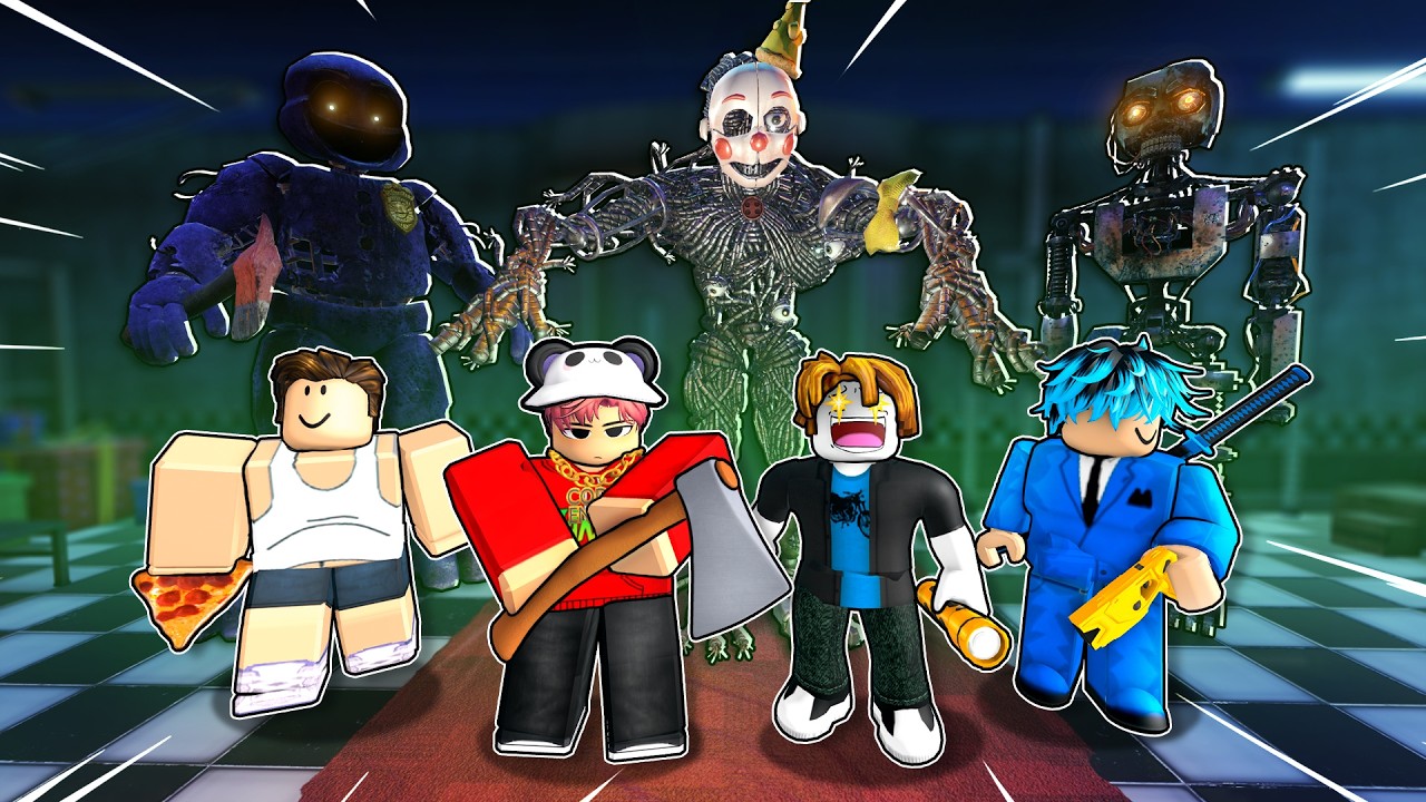 Can 4 IDIOTS Survive Roblox Bite by Night?