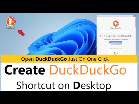 Duckduckgo For PC desktop | How to Create DuckDuckGo Desktop Shortcut on windows 7/8/10/11
