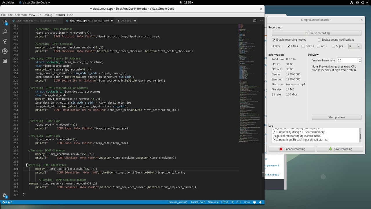 C Network Programming - IPv4 Traceroute with Source Code (On Github)