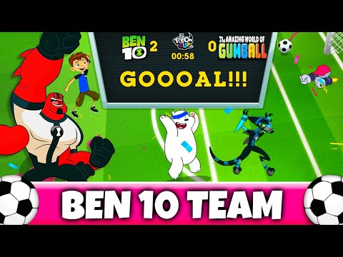 TOON CUP 2020 - BEN, FOUR ARMS AND XLR8 (BEN 10 TEAM) - CARTOON NETWORK GAMES