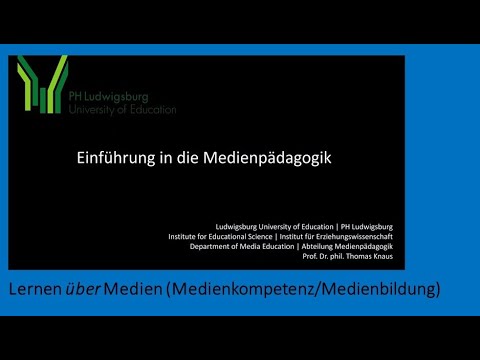 13. Einführung Medienpädagogik: 5 Lernen ÜBER Medien, 1: Was ist Medienkompetenz?